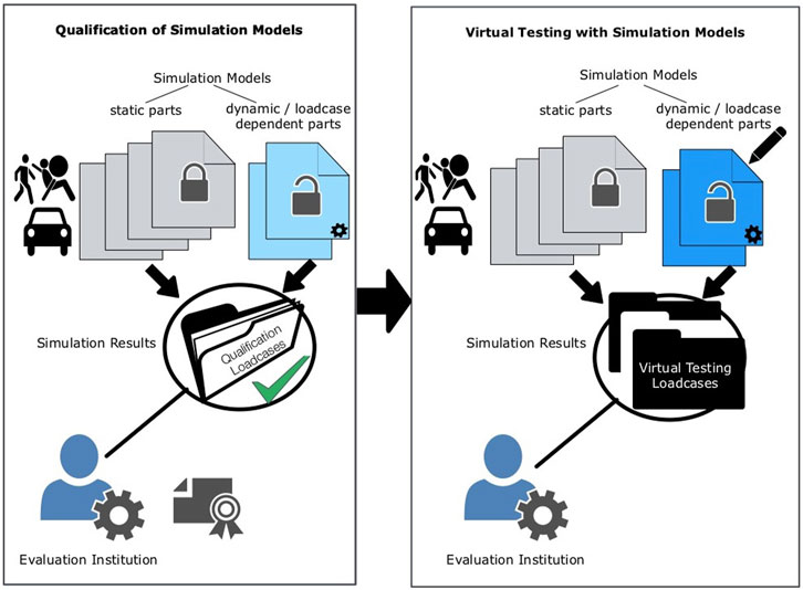Frontiers | Integrity of virtual testing for crash protection