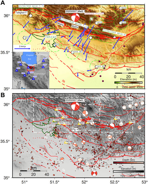 Frontiers | Long-term triggered seismicity on the Mosha fault by ...