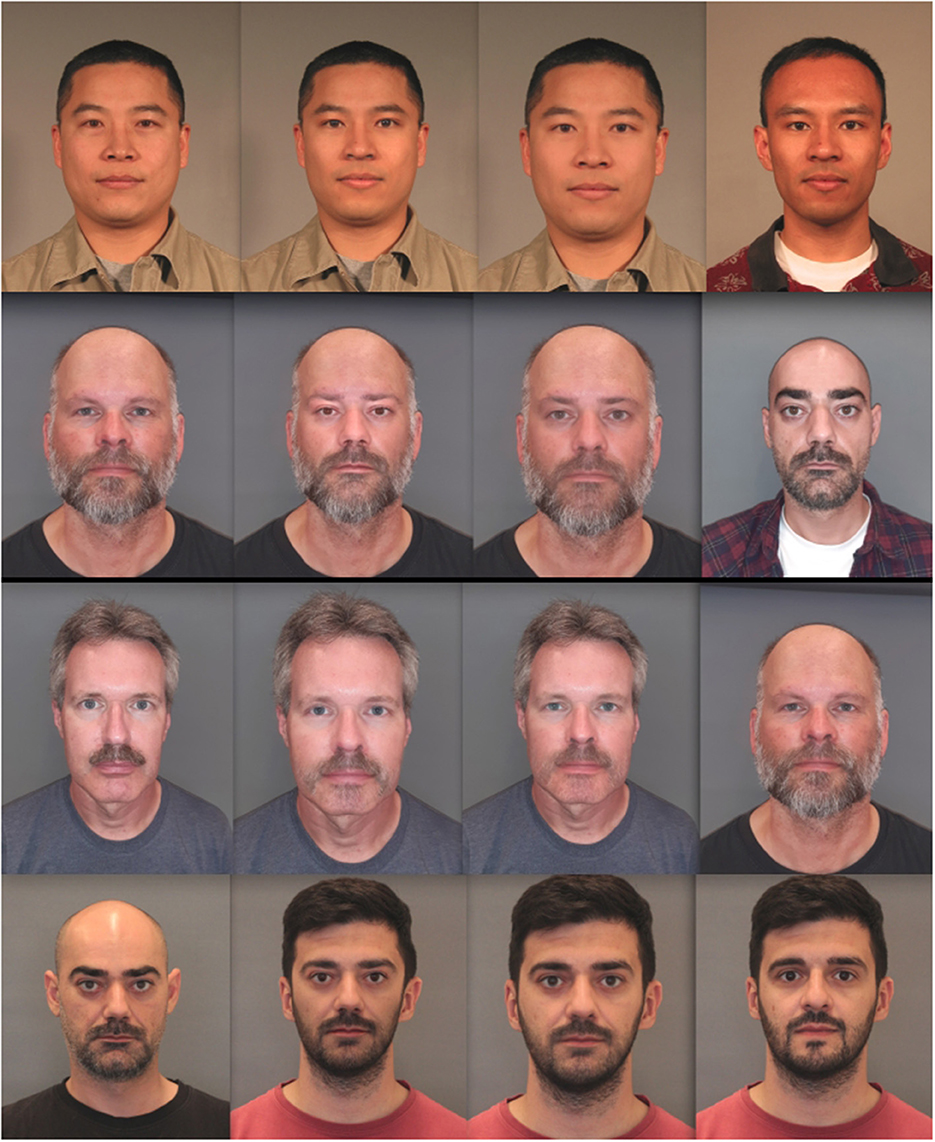 Frontiers | Visualizing landmark-based face morphing traces on digital ...