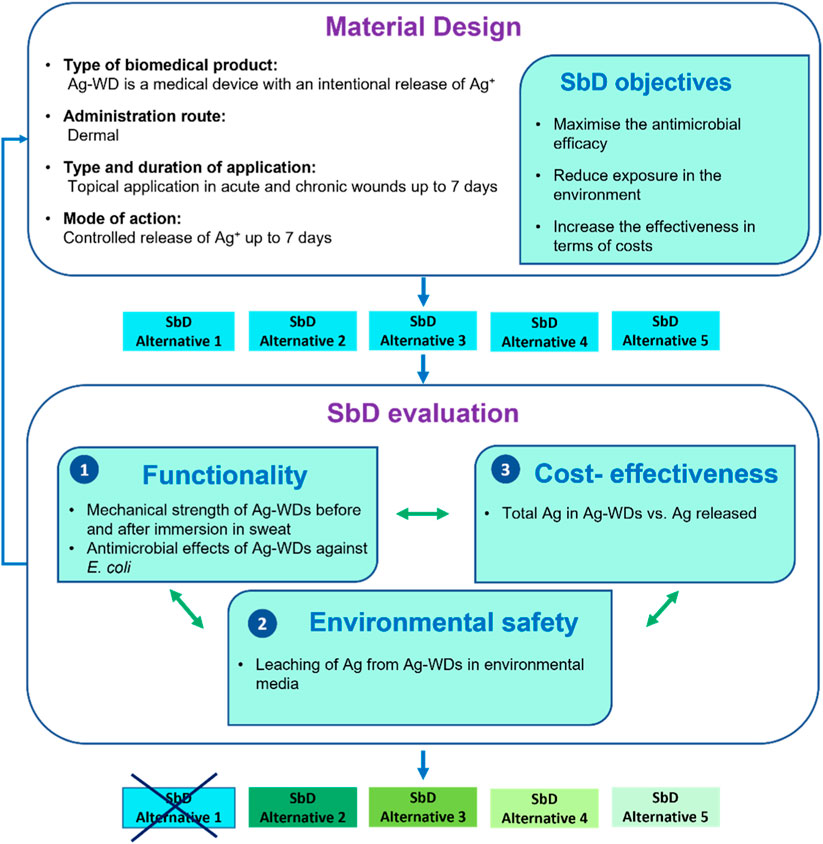Frontiers | Identification of the safe(r) by design alternatives for ...