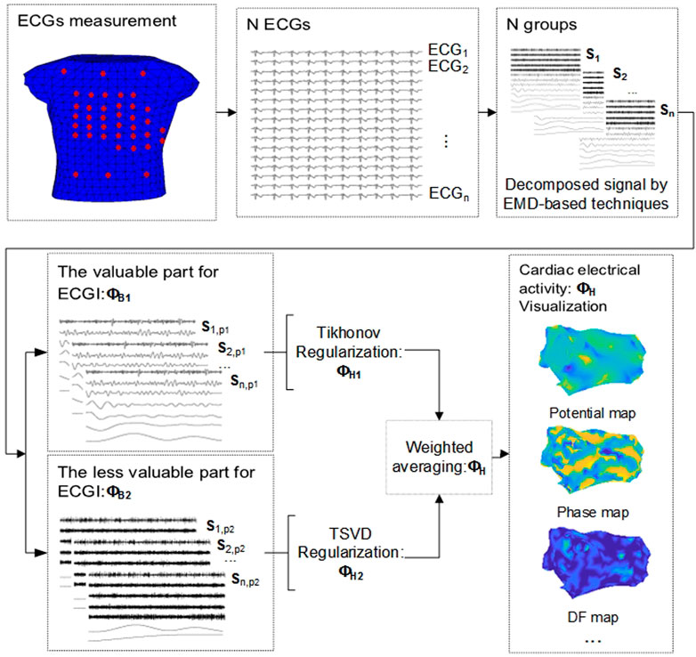 Frontiers | Solving the inverse problem in electrocardiography imaging for atrial fibrillation ...