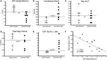 visual spatial test dementia