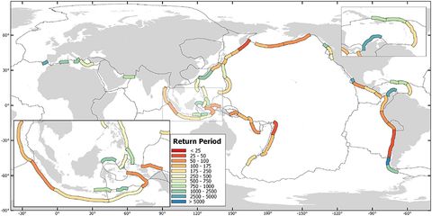 megathrust earthquake examples